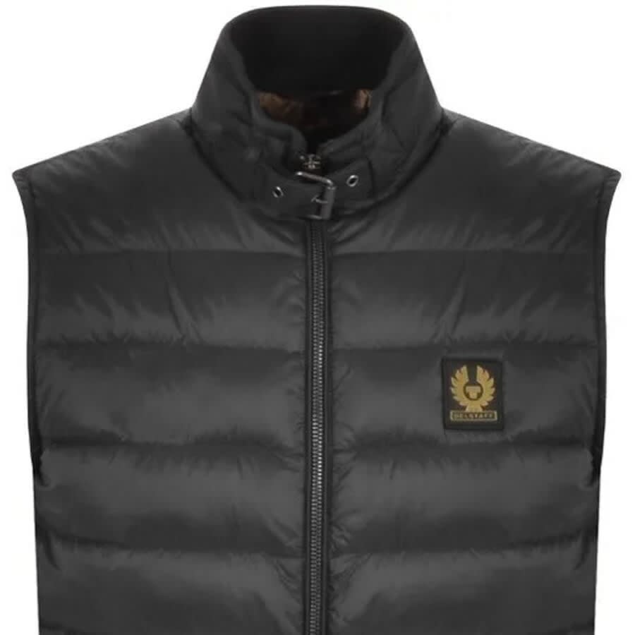 Belstaff Circuit Padded Gilet Black | Mainline Menswear